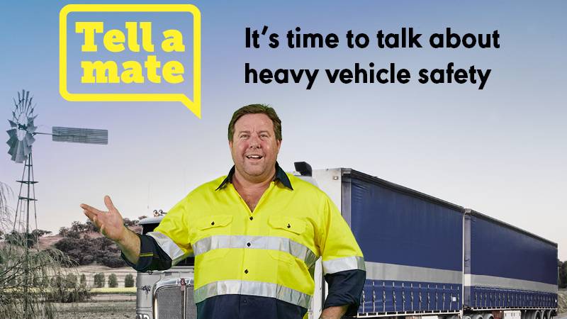 Star Shane Jacobson gets on Board with Trucking's 'Tell a Mate' Campaign